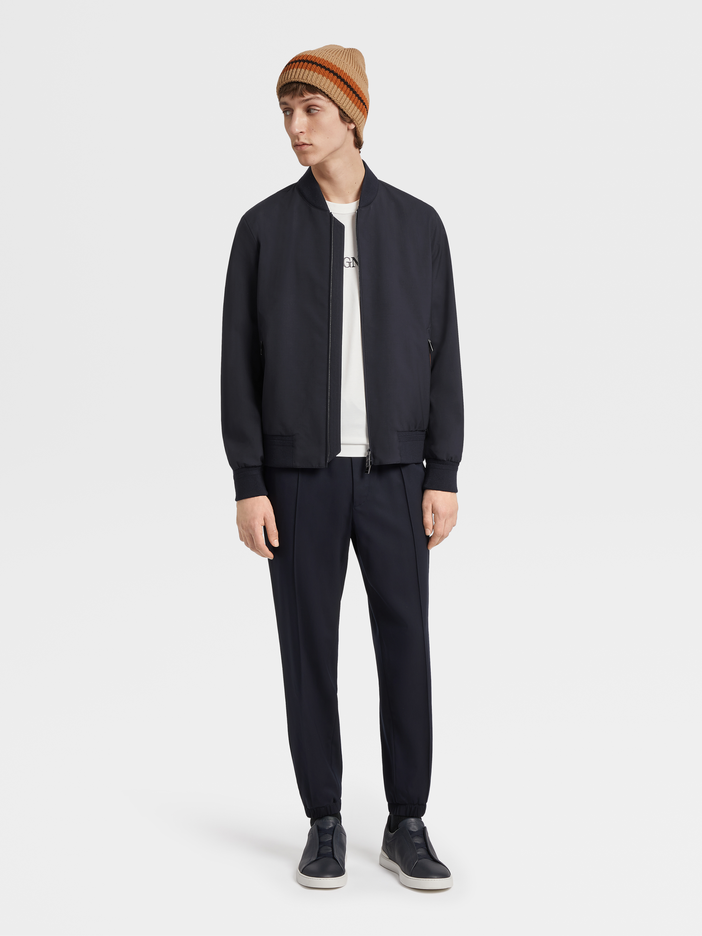 Trofeo™ Elements Wool Bomber FW23 22028646 | Zegna US