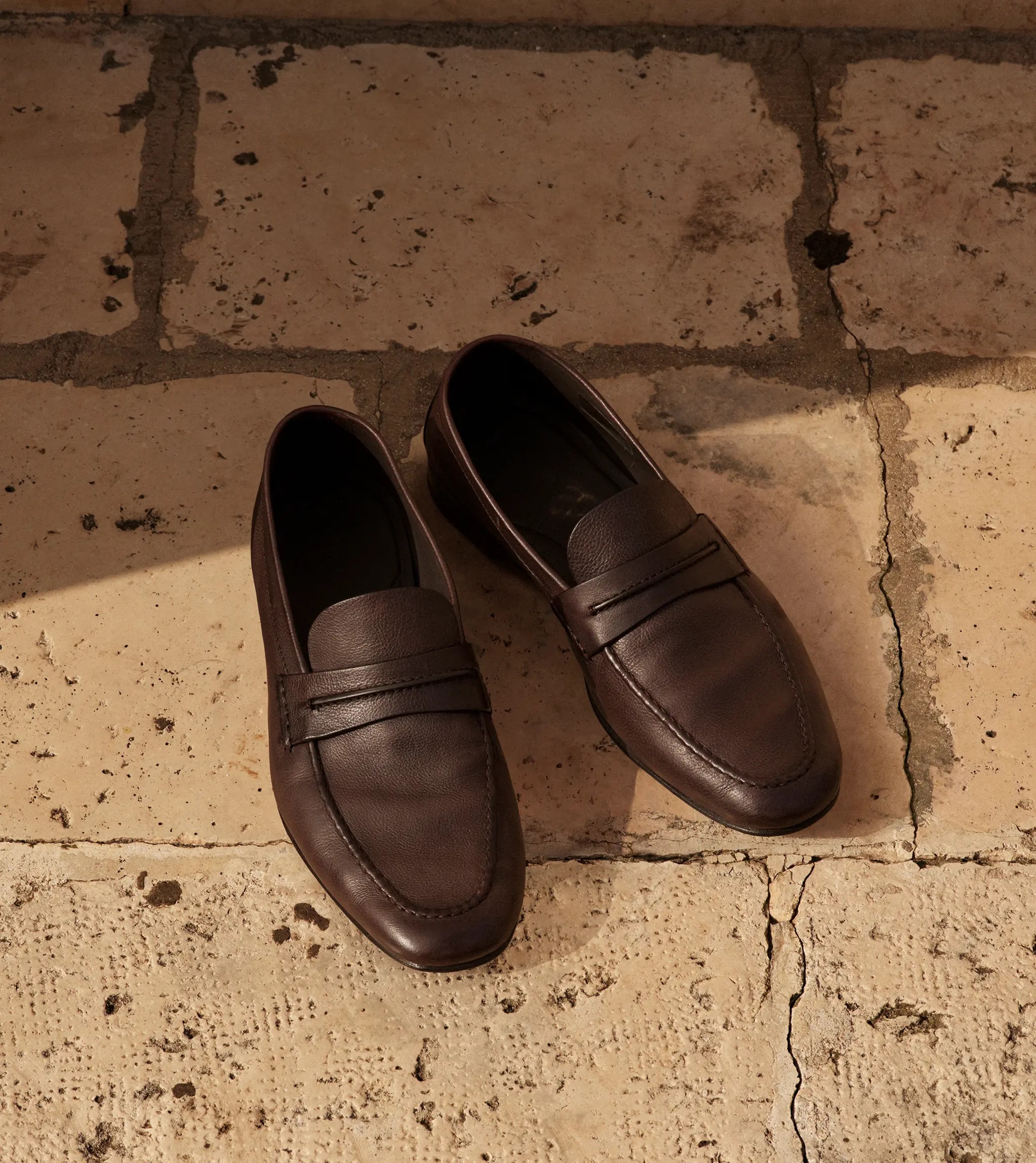 Dark Brown SECONDSKIN Mocassin Loafer SS25 33638831 | Zegna US