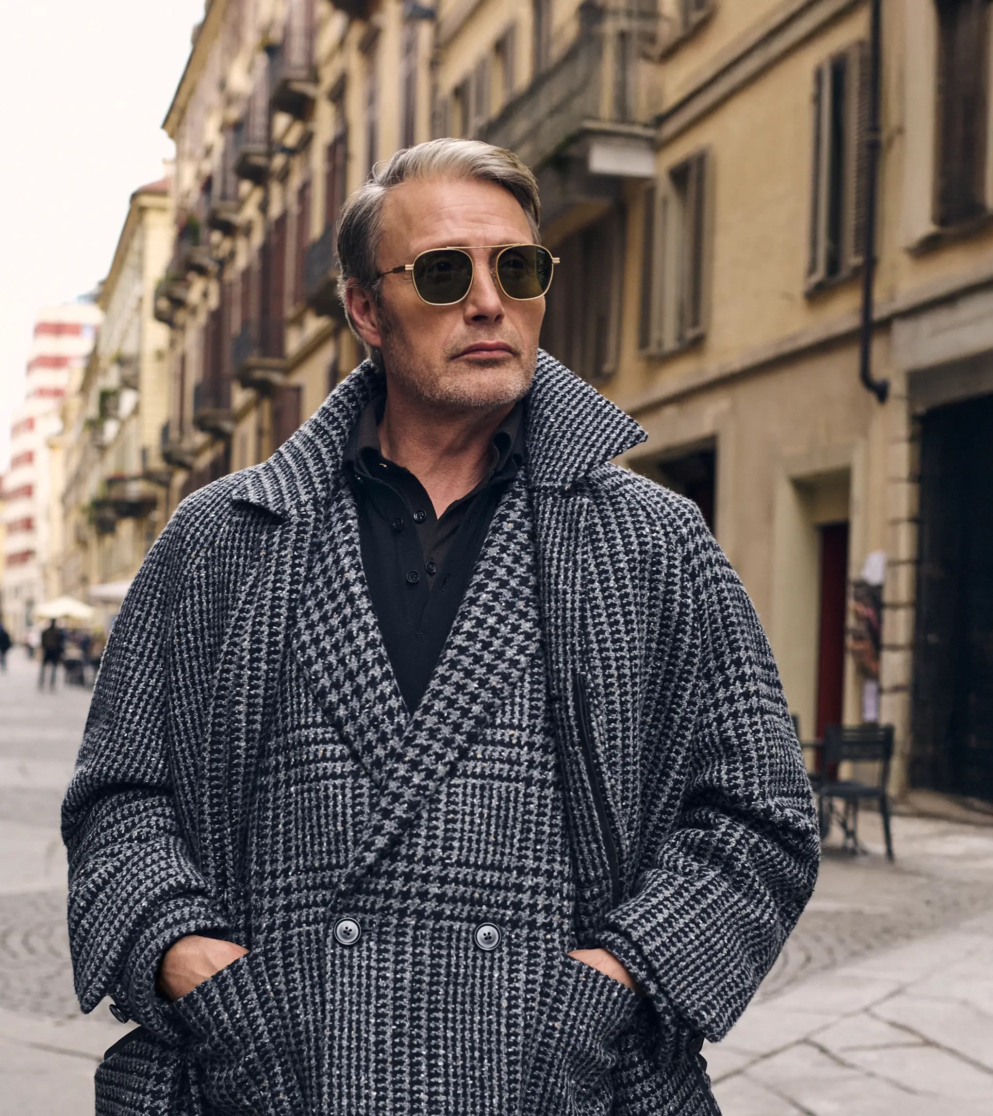 Veste en Laine et Cachemire Gris et Noir FW25 36656187 | Zegna FR