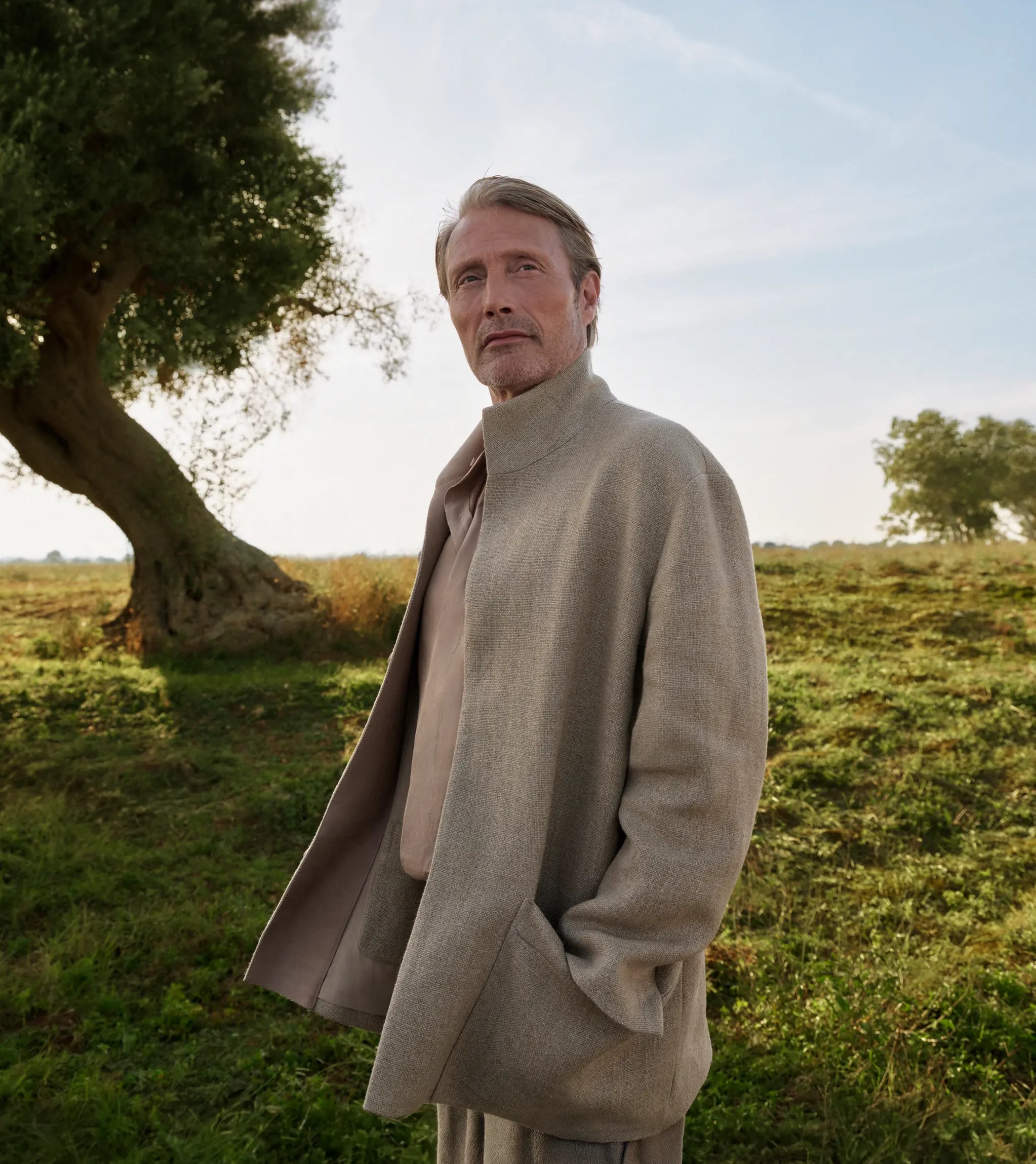 Navy Blue Silk Cashmere and Linen Jacket FW25 35603082 | Zegna IE